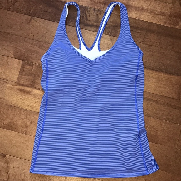 Lucy | Tops | Lucy Blue Athletic Tank Top Sports Bra | Poshmark